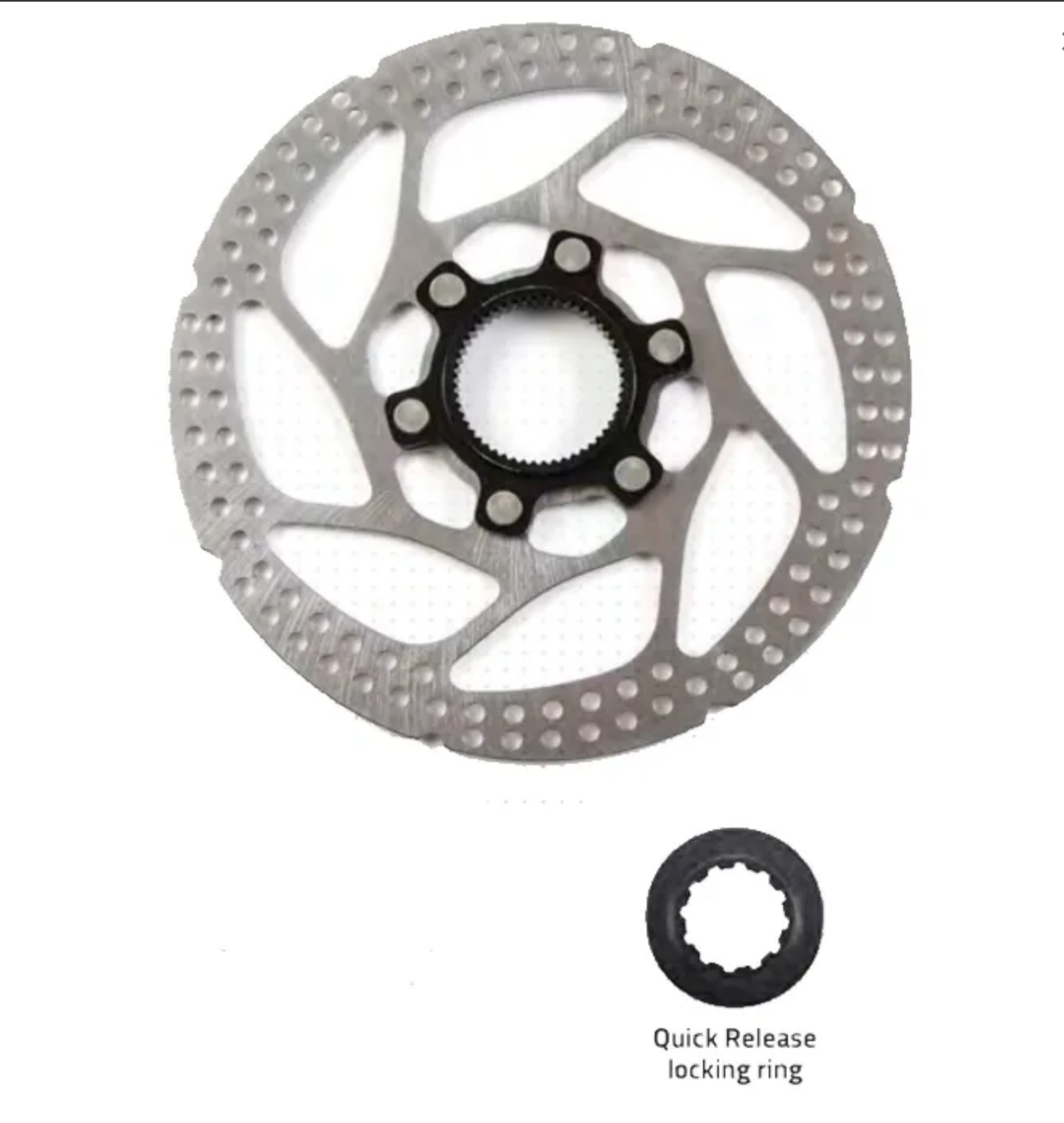 DISC ROTOR - CLARKS - CenterLock Rotor 160mm with Lock Ring Quick Rele ...