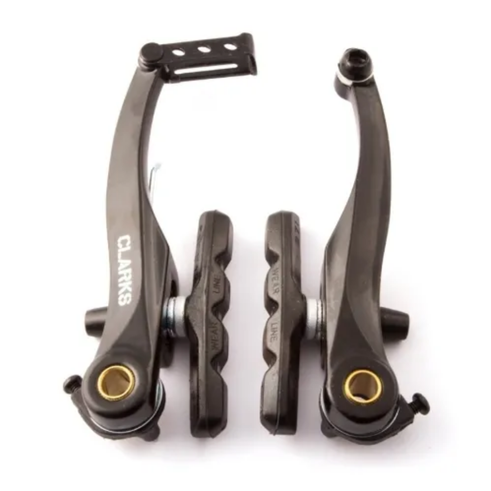 V Brake 110mm Arms, Linear Pull, Alloy, BLACK, for Front or Rear, inc ...