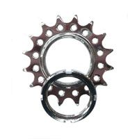 FIXED COG - Screw On, Cro-Mo, 1/8 x 16T, SILVER – Salter Cycles